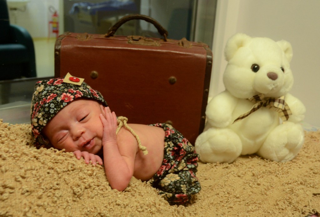 Pequena Valente Isabella - Hospital Santa Cruz