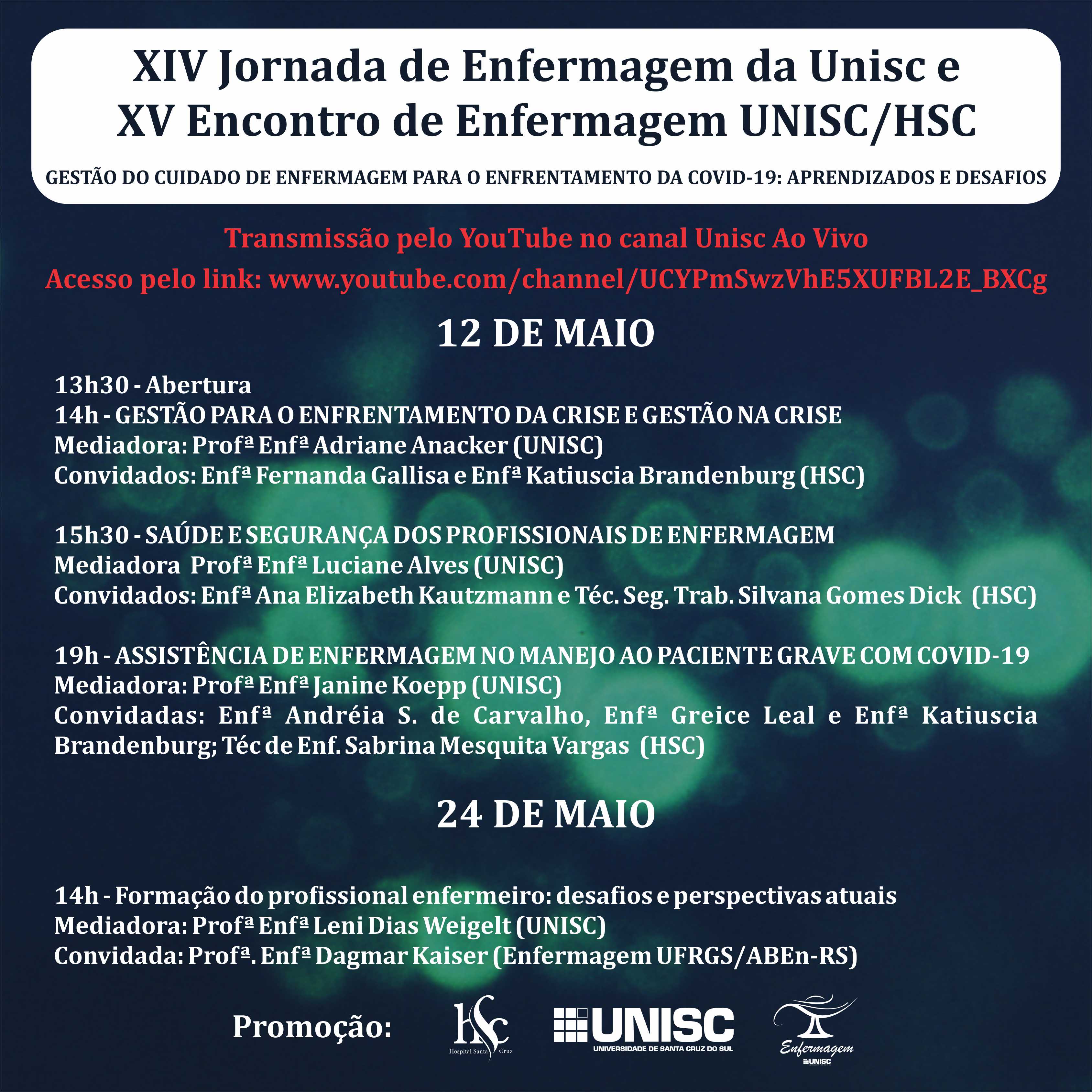 14ª Jornada de Enfermagem da Unisc e 15º Encontro de Enfermagem Unisc ...